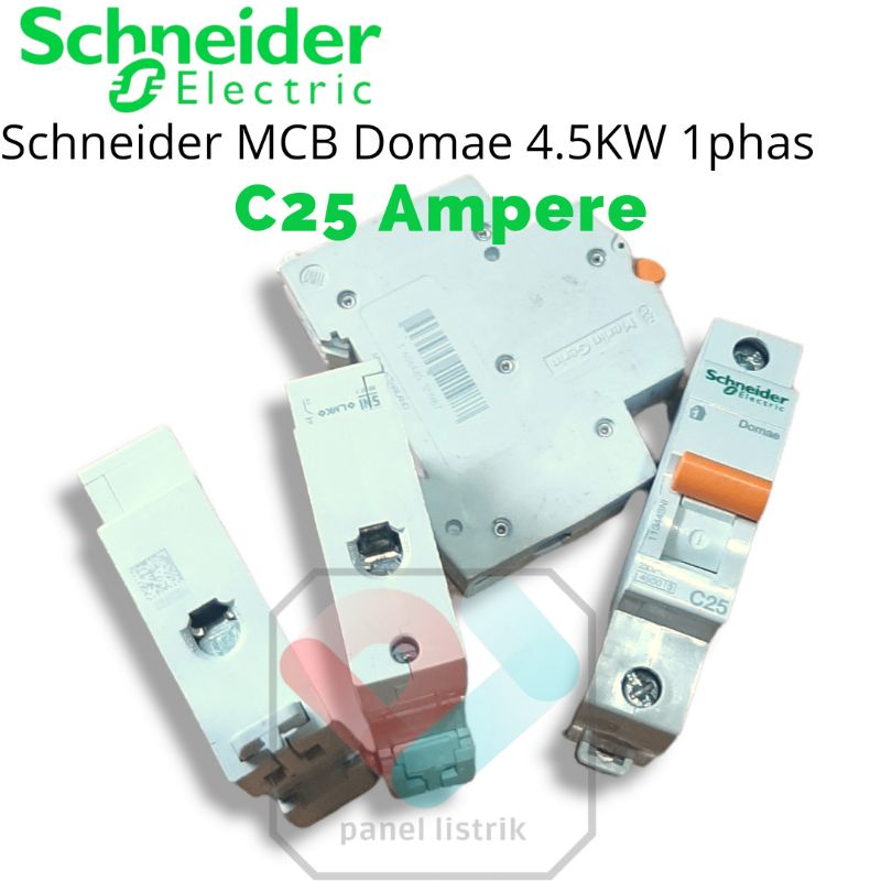 Jual Schneider Domae Mcb 1 Phase 25A / 1Phase 25 a / Sni Ampere Mini Circuit Breaker Listrik ...