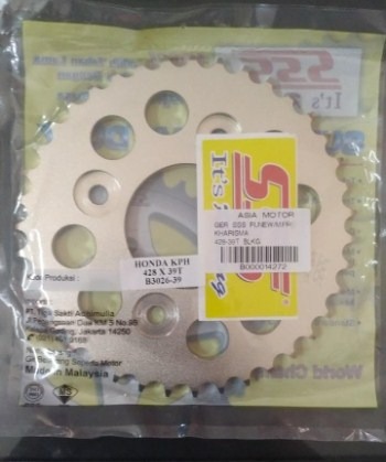 Jual Ger SSS Motor Honda KPH KHARISMA Belakang Ukuran 428 - 39T Gear ...