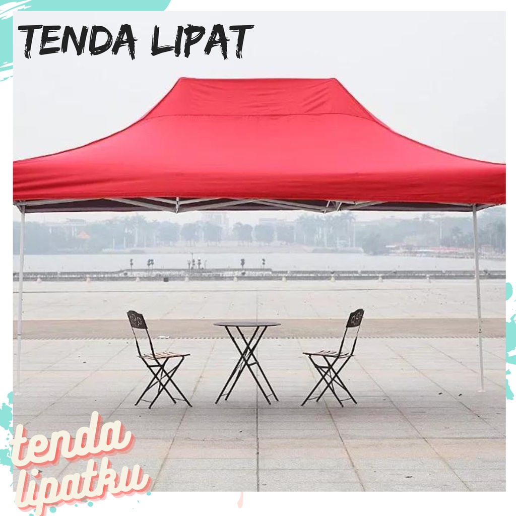 Jual Tenda Lipat Ukuran 2x2 Premium Tenda Jualan Set Lengkap Tenda ...