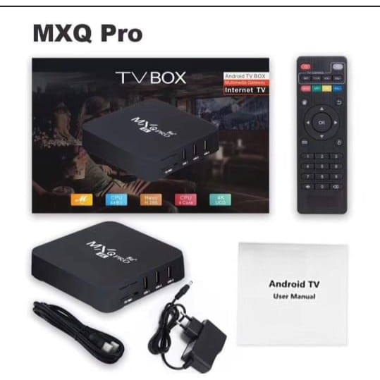 Jual SET Android TV BOX MXQ Pro 4K / M18 Smart TV Box GARANSI Media ...