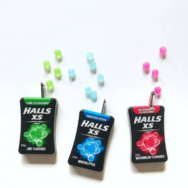 Jual permen halls xs lime menthol watermelon 15g | Shopee Indonesia
