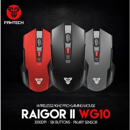 Jual Fantech RAIGOR II WG10 Wireless Mouse Gaming / Mouse Tanpa Kabel ...