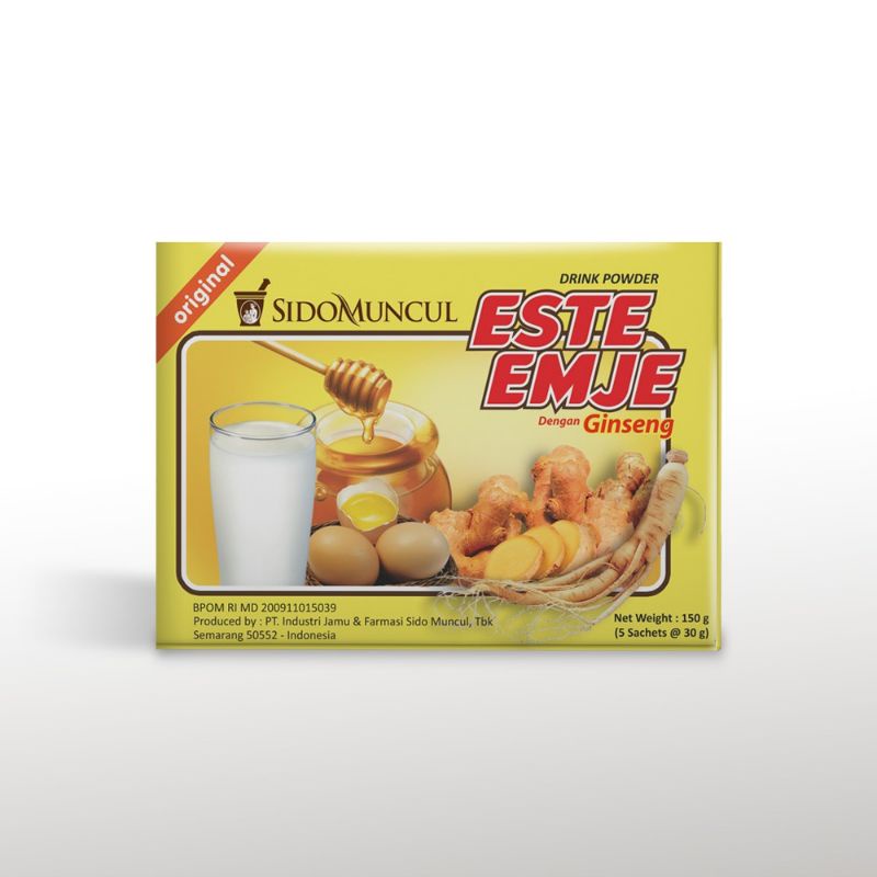 Jual ESTE EMJE STMJ SIDOMUNCUL MINUMAN SERBUK BUBUK DENGAN GINGSENG 1 ...