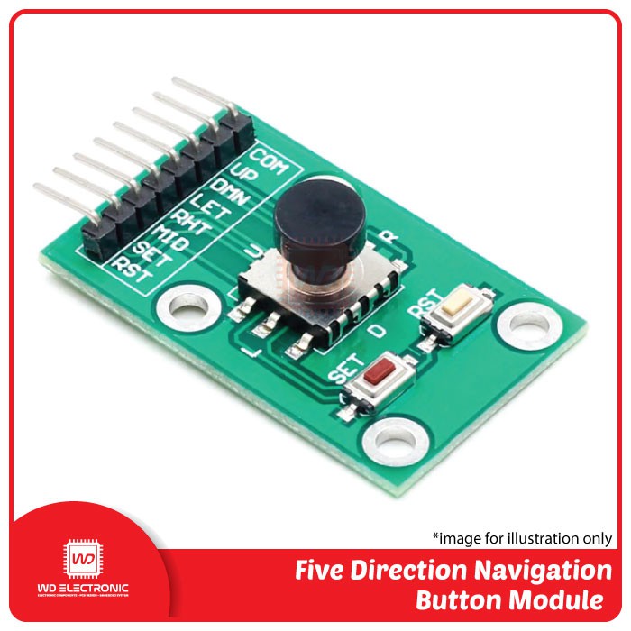 Jual 5D Rocker Joystick for Arduino Five Direction Navigation Button ...