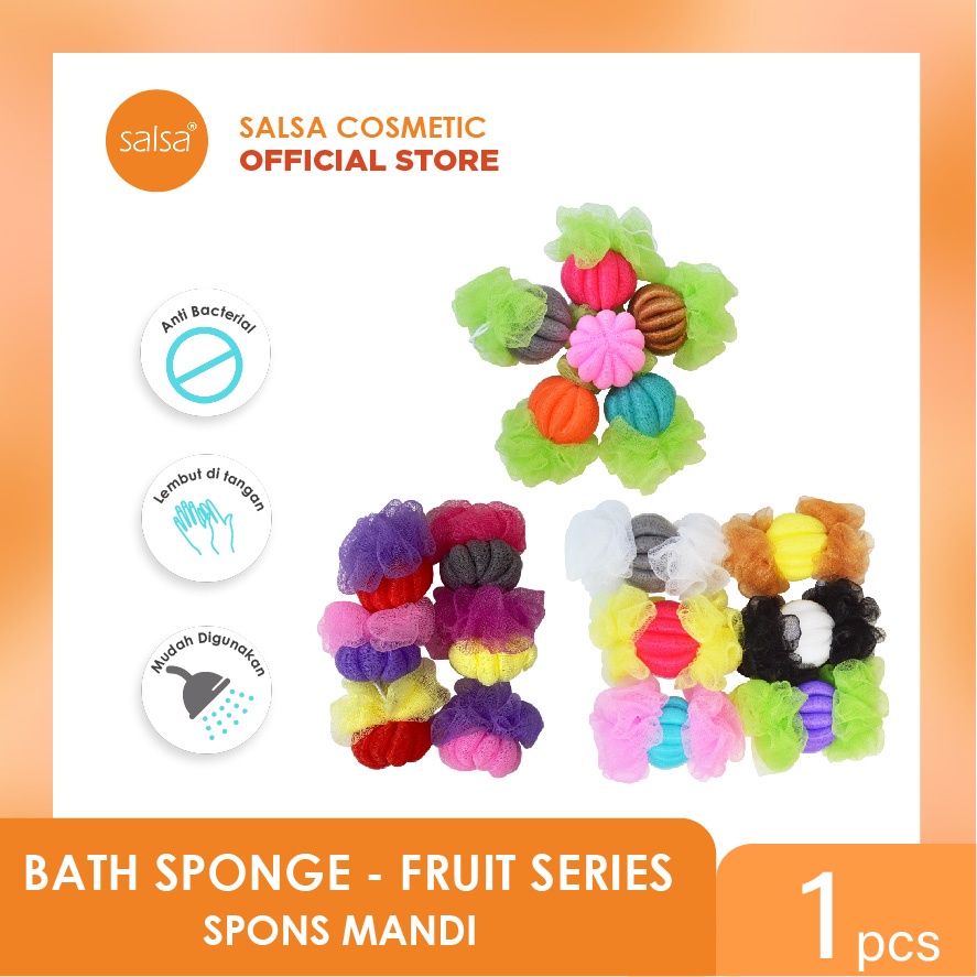 Jual SALSA Sponge Fruit Series - Spons Mandi Bath Shower Sponge ...