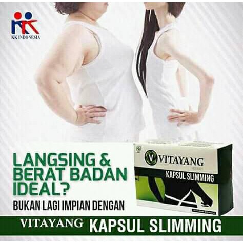 Jual Pelangsing Badan Alami & Aman Vitayang Slimming Capsule (30 ...