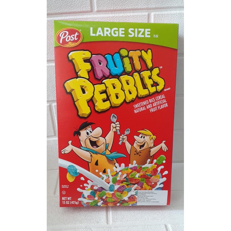 Jual Post Fruity Pebbles Cereal 15 OZ 425 gram | Shopee Indonesia