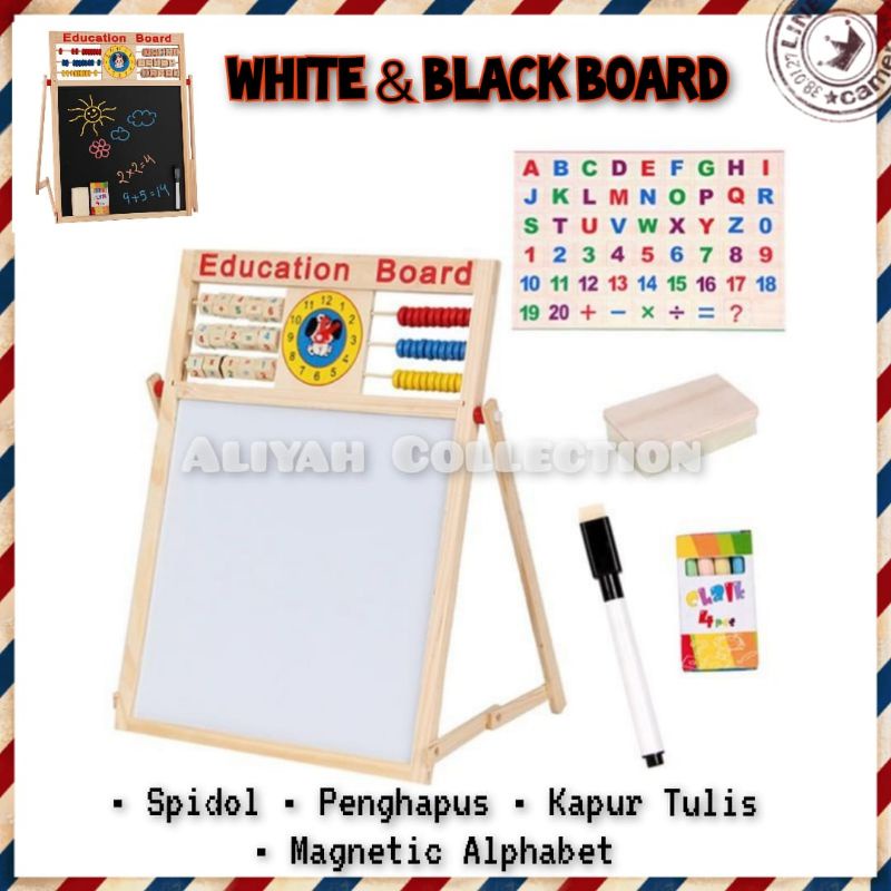 Jual Papan Tulis Anak Magnetic Education Board Papan Mainan Anak Papan ...