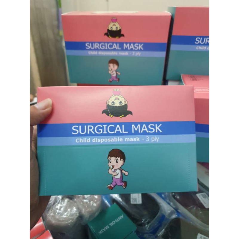 Jual masker anak / surgical mask kid / mask child | Shopee Indonesia