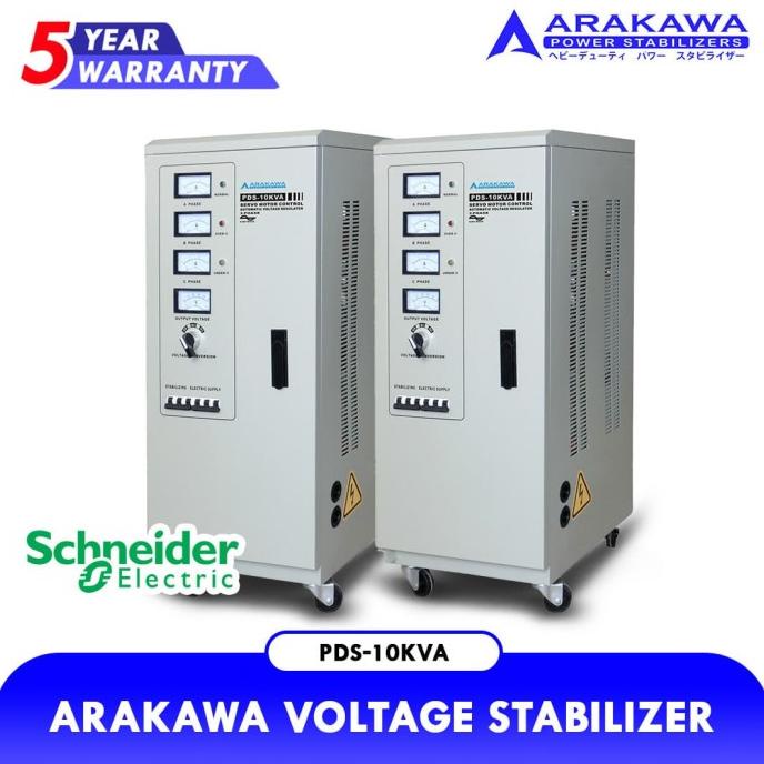 Jual Komponen Komputer Stabilizer Arakawa Pds 3 Phase Pds-10Kva ...