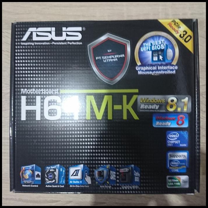 Jual Motherboard Asus H61M-K Lga 1155 Ddr3 Garansi 1 Tahun | Shopee Indonesia
