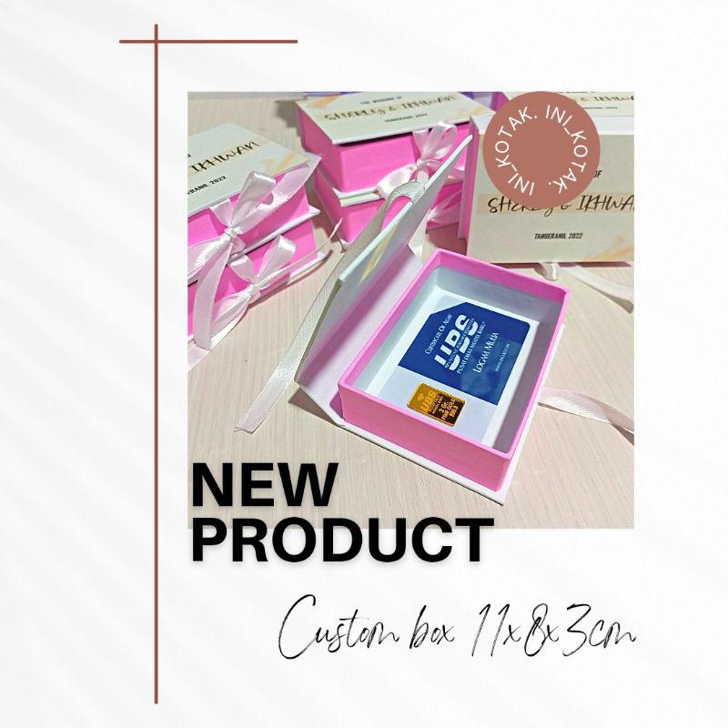 Jual box custom logo dan design untuk emas dan souvenir kotak kado ...