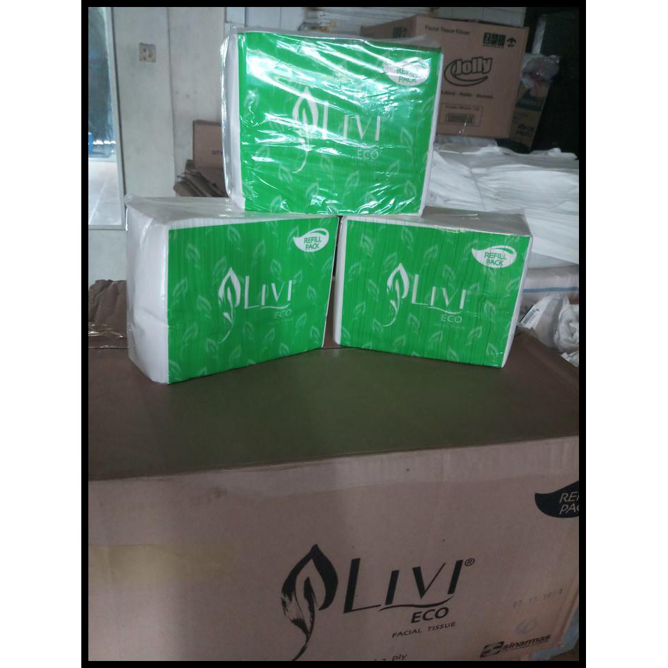 Jual ( ECERAN - 1PAK ) TISSUE LIVI ECO 600 LBR _ TISSUE FACIAL _ TISU ...