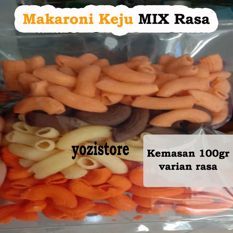 Jual Makaroni Keju Kraft Cheddar Mix Rasa Home Made Yozistore Kemasan ...
