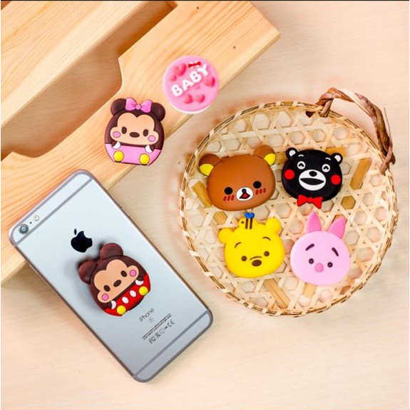 Jual Popsocket 3D Karakter/ 3D Cartoon Popsockets/ POP SOCKET 3D / POP ...