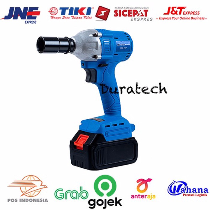 Jual Cordless Impact Wrench 21V / Mesin Bor Pembuka Baut 21 V / Bor Baterai | Shopee Indonesia
