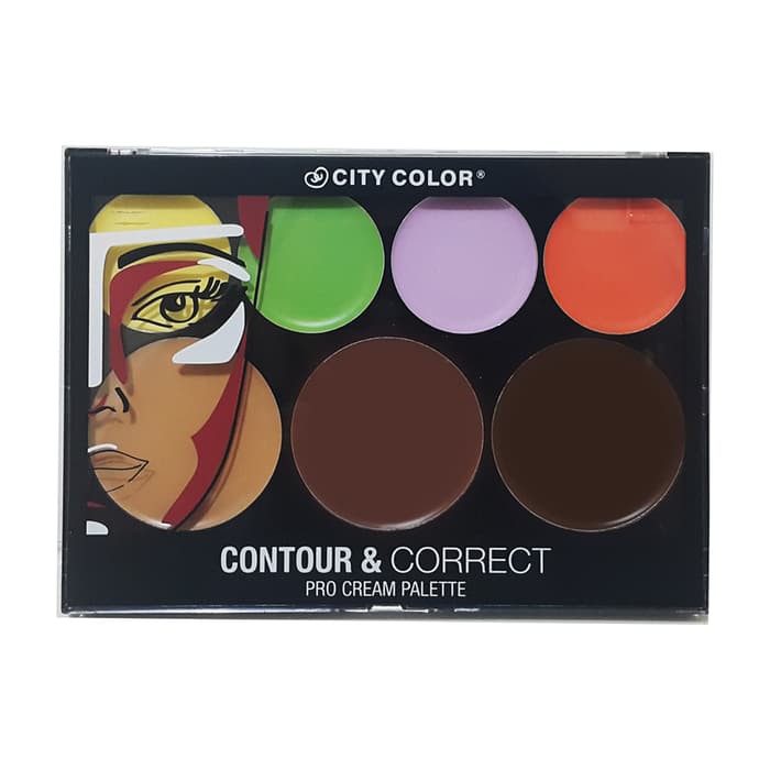 Jual ORIGINAL City Color Contour & Correct Cream Palette | Shopee Indonesia