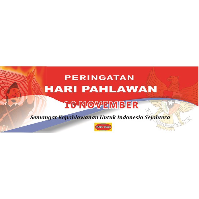 Jual Custom Banner \ Spanduk Peringatan Hari Pahlawan 3x1 | Shopee ...