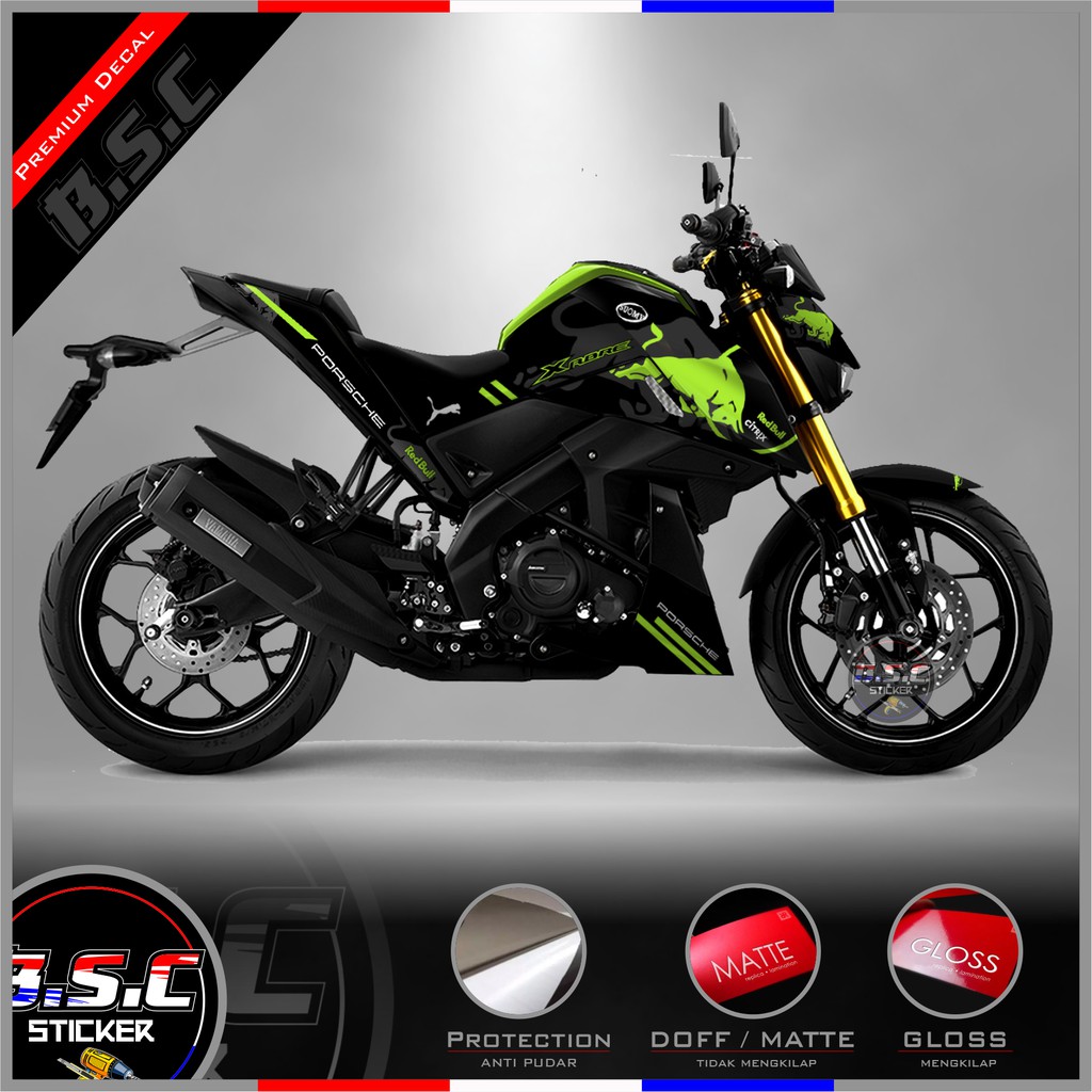 Jual Sticker Motor Stiker Decal FULL BODY Xabre Motif Simple RB ...