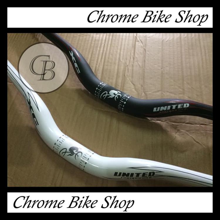 Jual 100% TERJAMIN STANG HANDLEBAR SEPEDA WARNA HITAM OVERSIZE XC MERK UNITED 100%TERLARIS ...