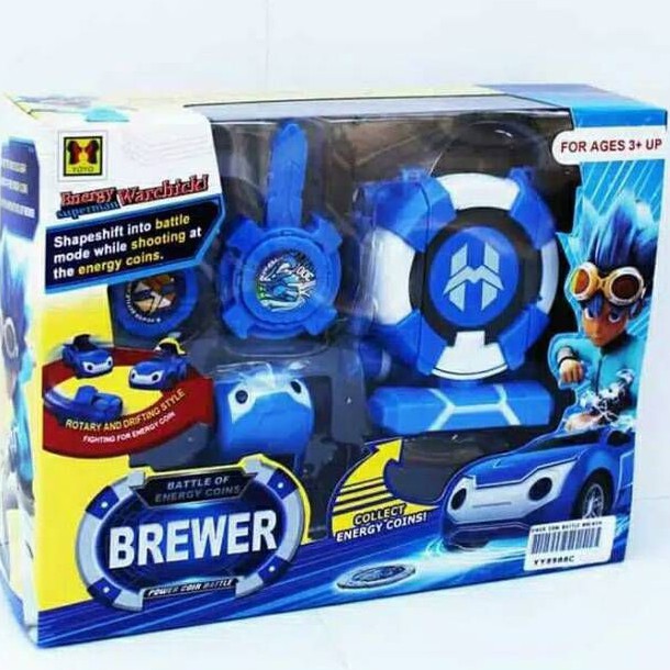 Jual Robot Jam Brewer / Jam Tangan Robot ( Biru ) | Shopee Indonesia