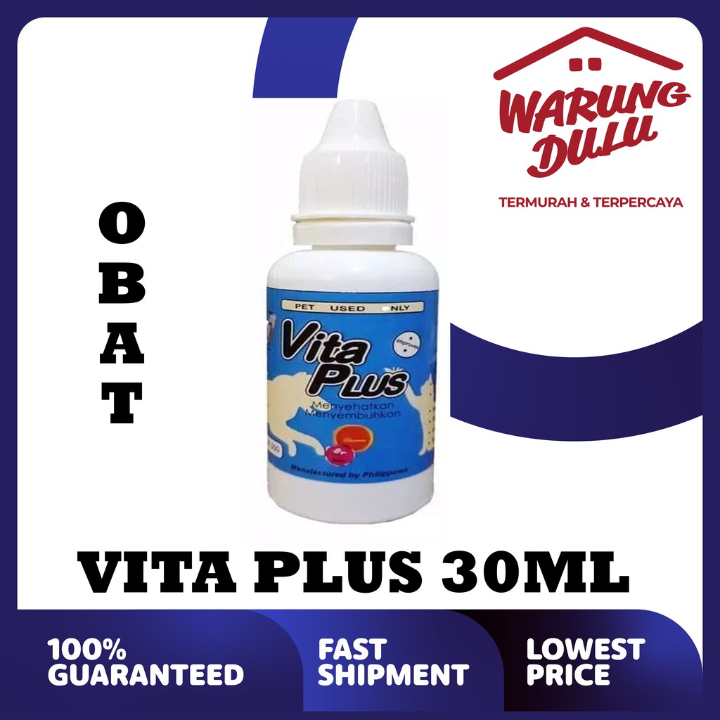 Jual Vitamin Kucing Anjing - Vita Plus 30ml | Shopee Indonesia