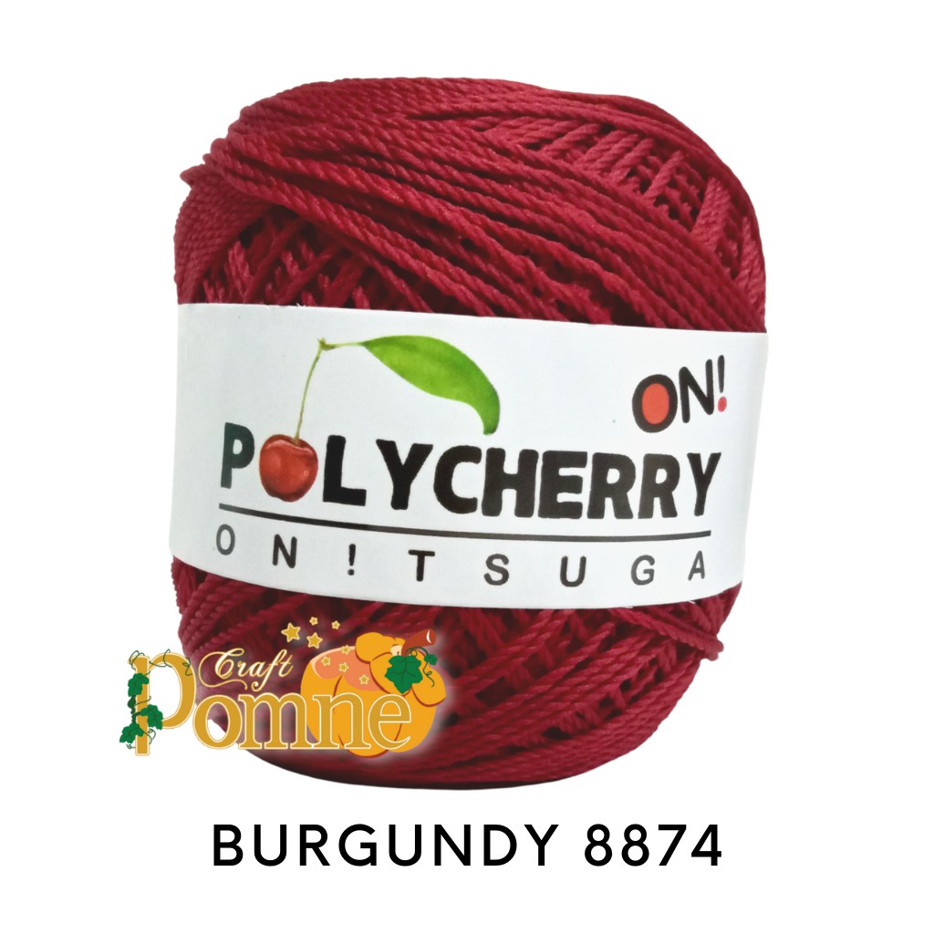 Jual MURAH LEBAY Benang Rajut Onitsuga Poly Cherry (Polyester Yarn ...