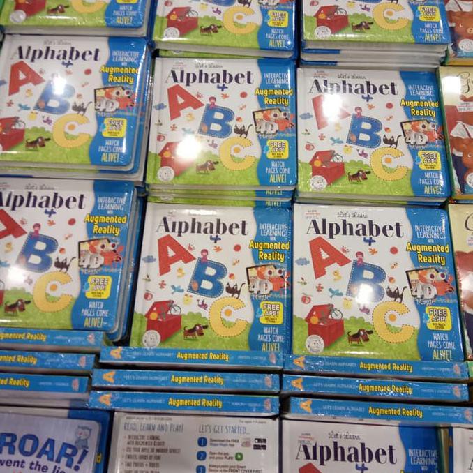 Jual Alphabet Abc Hippo Book Augmented Reality Magic Board Book (Ar ...