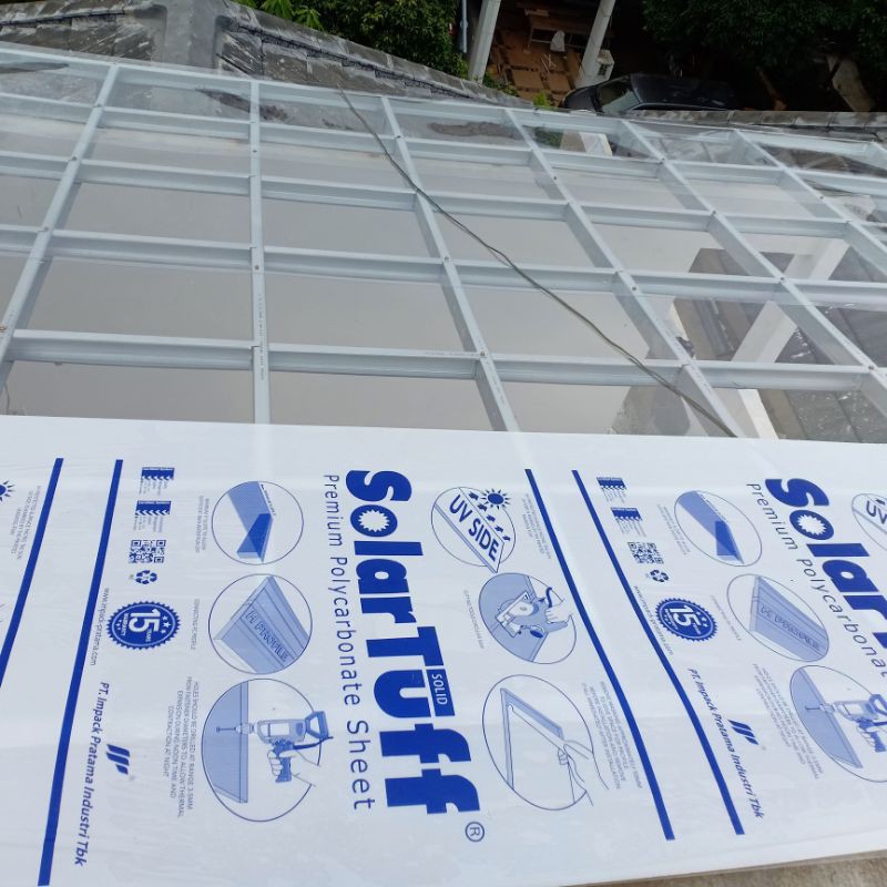 Jual kanopi transparan atap solartuff | Shopee Indonesia