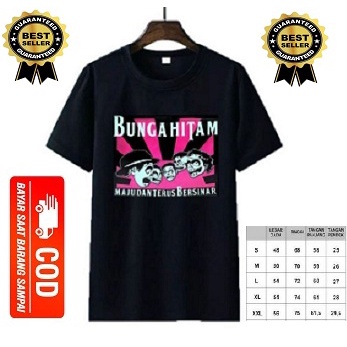 Jual KAOS BAND PUNK SI BUNGA HITAM/KAOS ANAK PUNK/KAOS METAL/KAOS PUNK ...