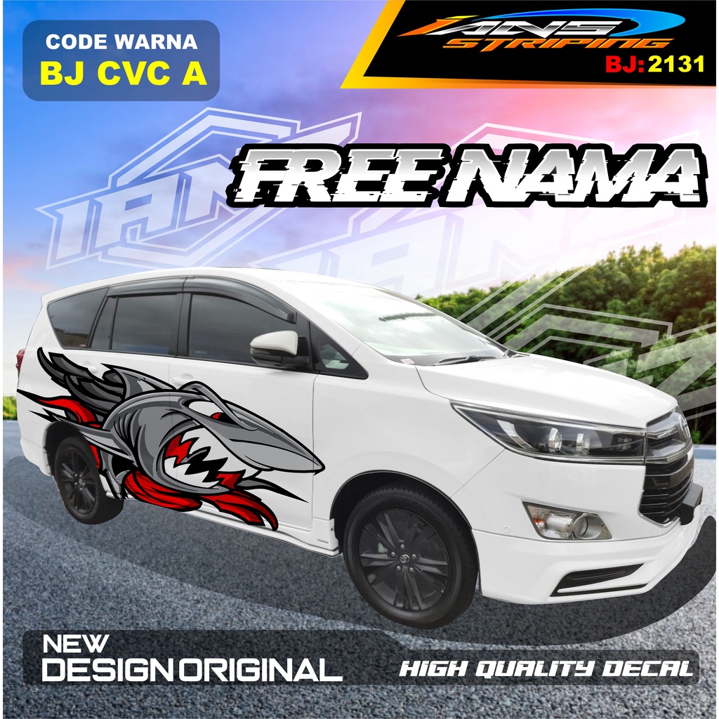 Jual STIKER MOBIL INNOVA REBORN / VARIASI STICKER MOBIL AVANZA / STIKER ...