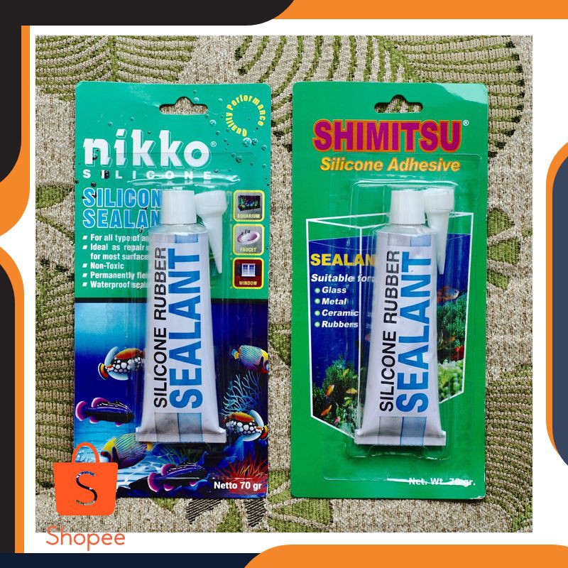 Jual Lem Silikon Sealant LEM Silicone Rubber Adhesive utk Aquarium ...