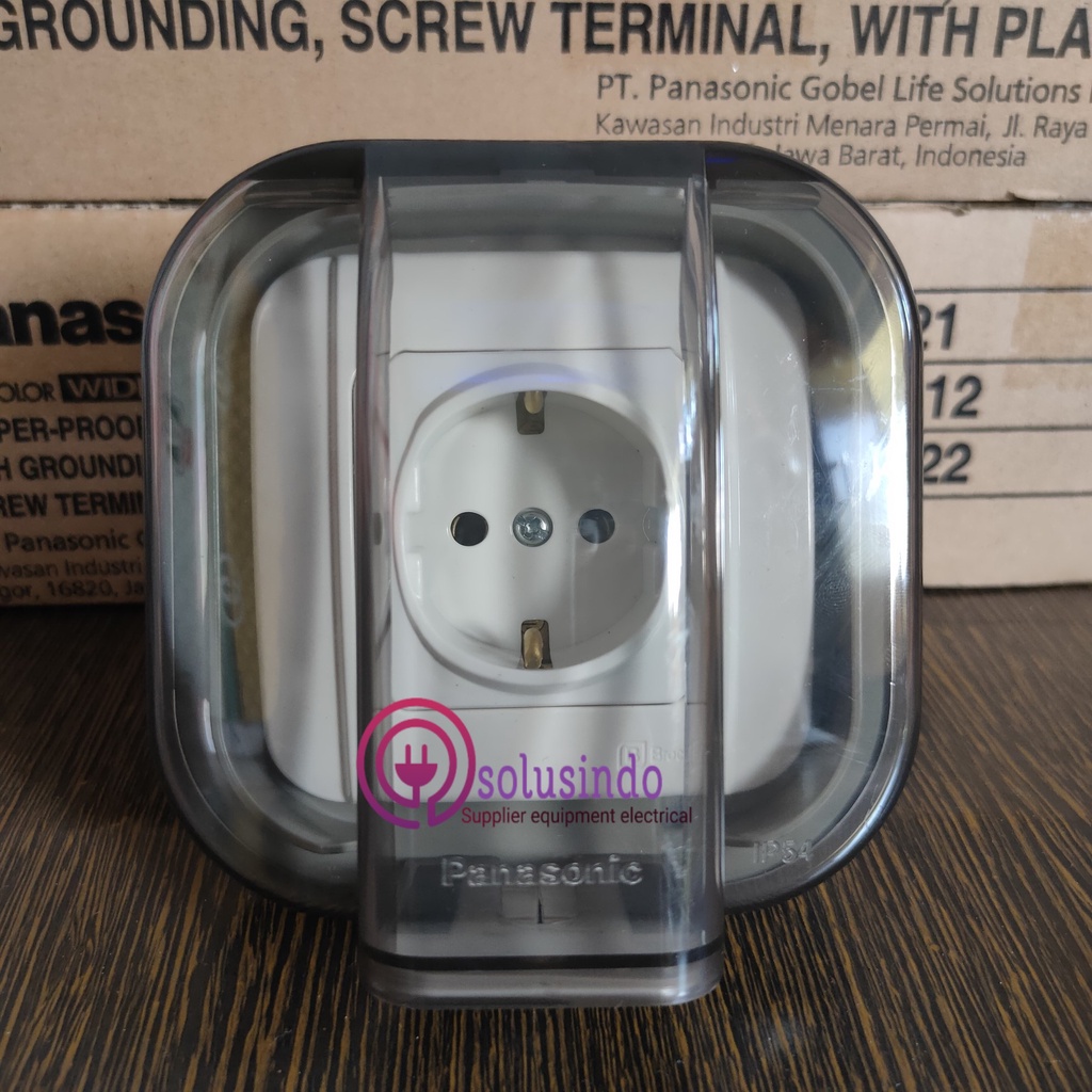 Jual STOPKONTAK BROCO + COVER WATERPROOF PANASONIC | Shopee Indonesia