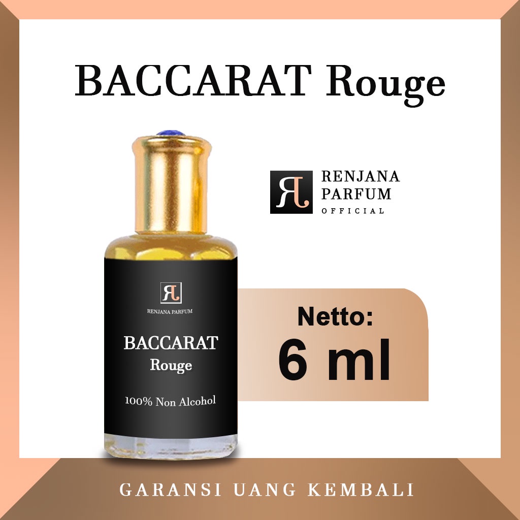 Jual Parfum Minyak Wangi BACARAT Rouge - Kemasan Roll On Oles - 100% ...