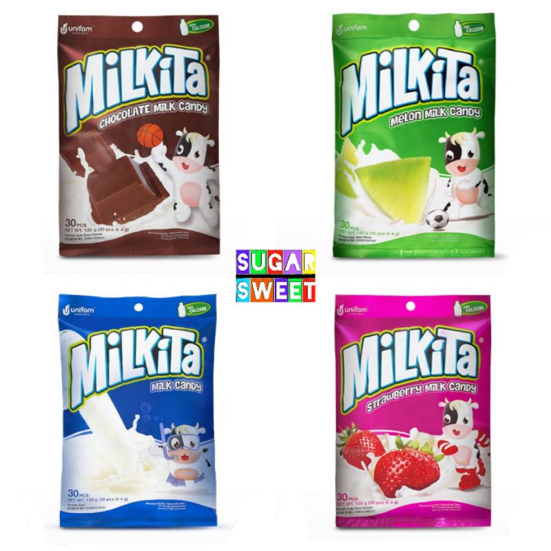 Jual Milkita Candy Susu 120 gram isi 30 Pcs (Bisa Pilih Rasa) | Shopee Indonesia