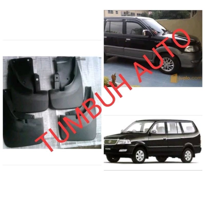 Jual Kepet Roda Karpet Lumpur Mud guard 4 Pcs Toyota Kijang Kapsul Long ...