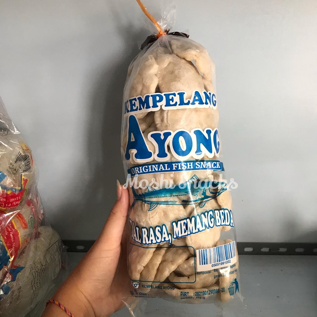 Jual Kemplang Bangka Goreng Pasir Ayong Biru Sambal Terasi / Kerupuk ...