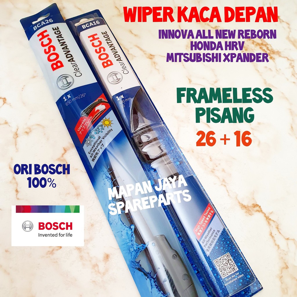 Jual BOSCH WIPER BLADE DEPAN EXPANDER XPANDER CROSS ULTIMATE - KARET ...