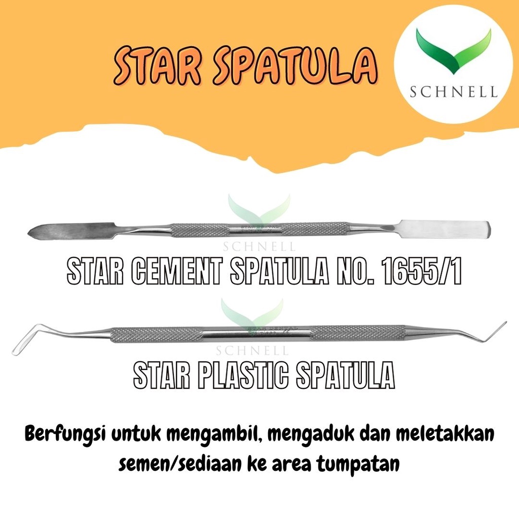Jual STAR Dental Plastic Filling Instrument /Cement Spatula /Spatula ...