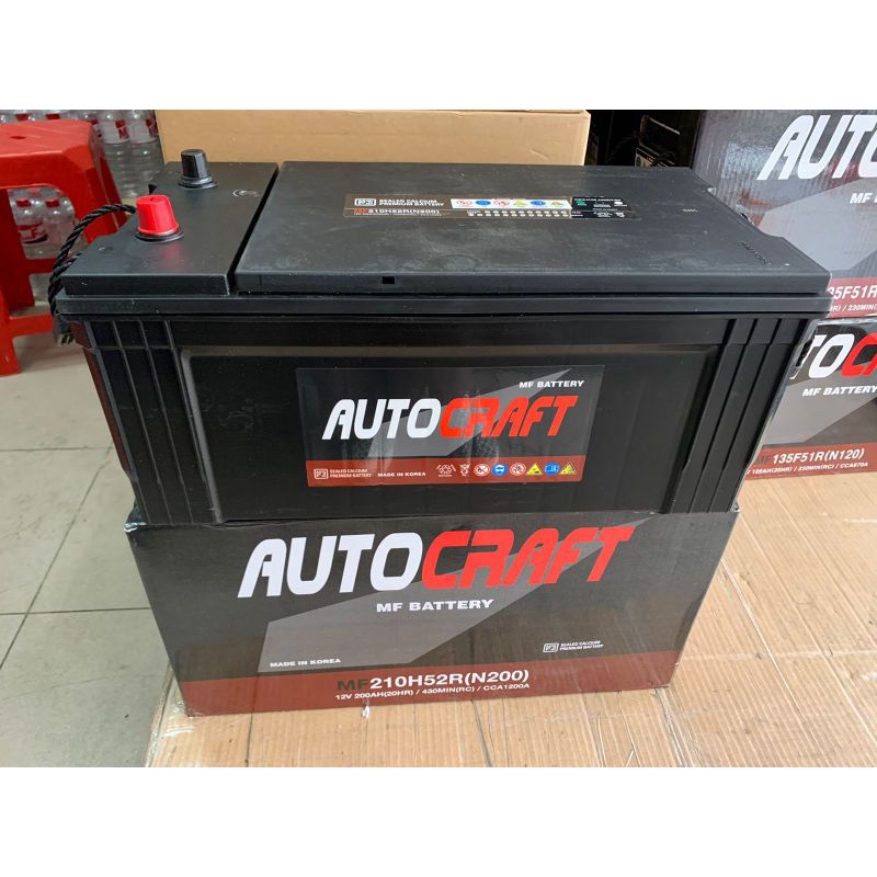 Jual Aki Kering N200 Autocraft 12V 200Ah Battery Kapal Genset Truck Solar Panel Forklift ...