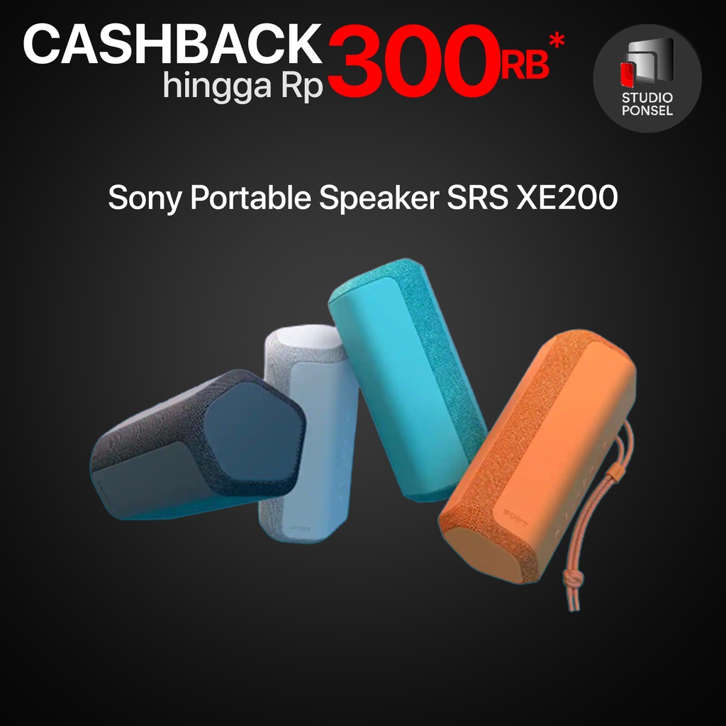 Jual Sony SRS-XE200 Portable Bluetooth Speaker SRS XE 200 Wireless ...