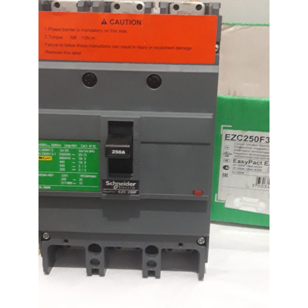 Jual mccb breaker schneider EZC 250f 3P 250A | Shopee Indonesia