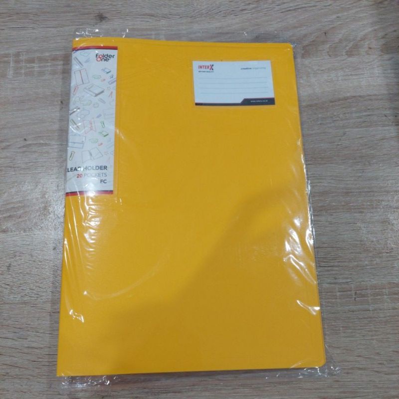 Jual Clear Holder Folio 20 Lembar Folder one / Display Book 20 Lembar ...