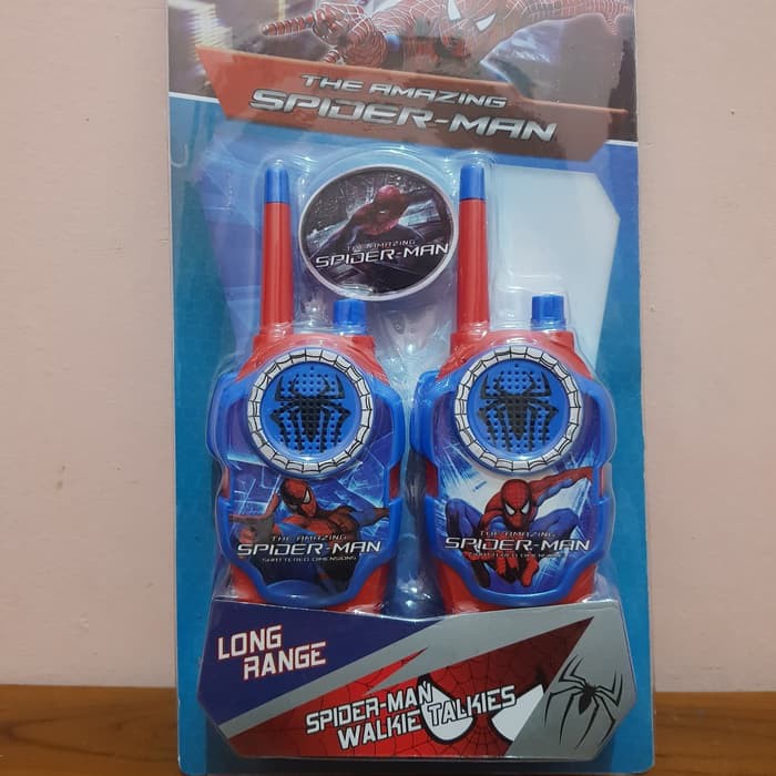 Jual Mainan Walkie Talkie Spiderman - Mainan Ht Walkie Talkie | Shopee ...
