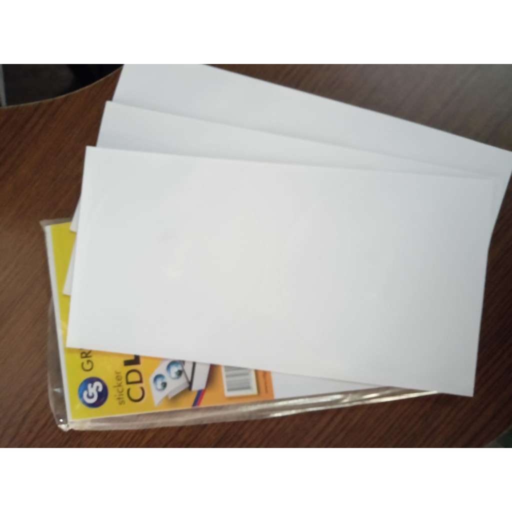 Jual Label CD/DVD GLOSSY (isi 100) GREATSTAR | Shopee Indonesia