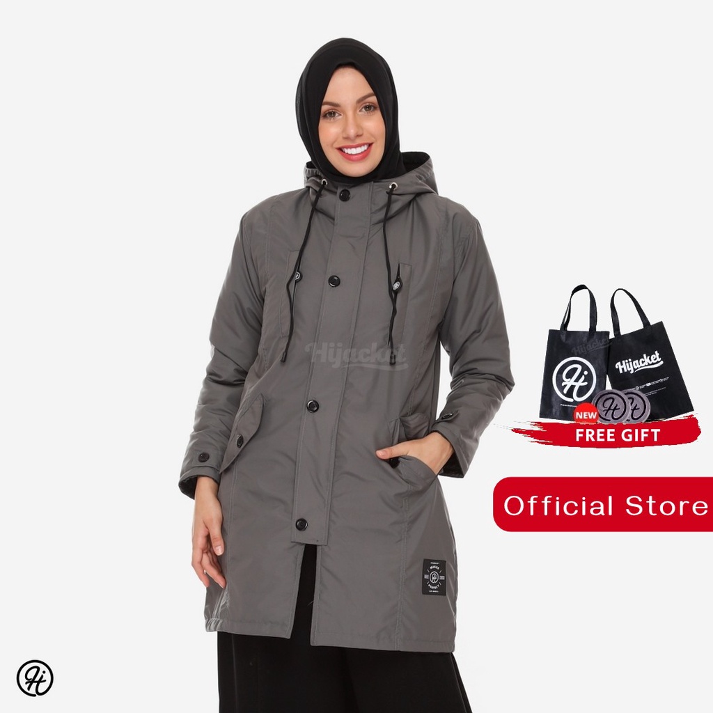 Jual HIJACKET IXORA - Jaket Jacket Wanita Muslimah Jaket Parka Parasut ...