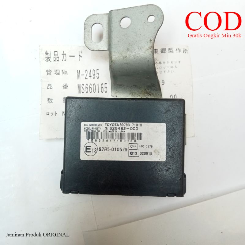 Jual ECU IMMOBILIZER TOYOTA 89780-71010 MODEL RI-20BTY | Shopee Indonesia