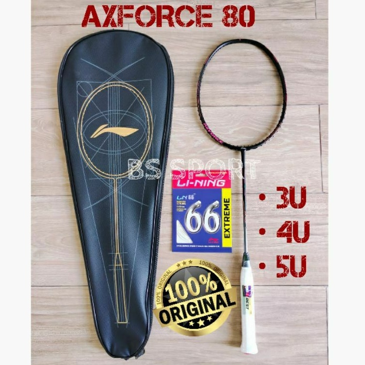Jual RAKET BADMINTON LINING AXFORCE 80 AX FORCE 80 ORIGINAL | Shopee ...