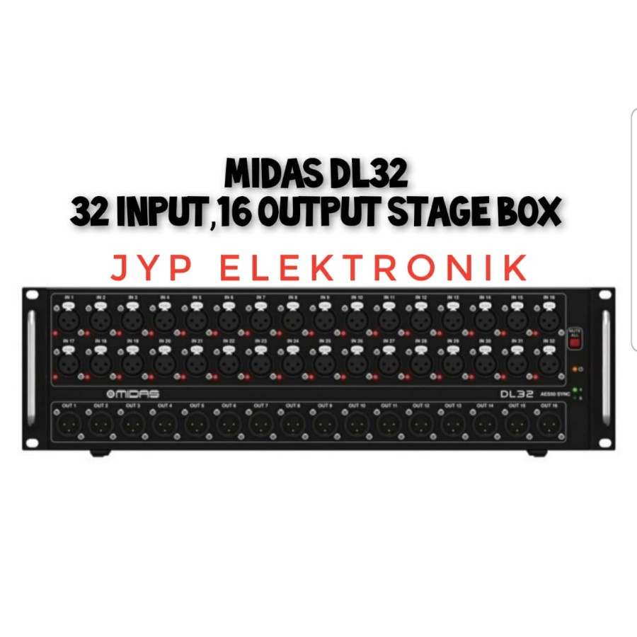 Jual MIXER MIDAS STAGE BOX DL 32 / DL32 / DL-32 ORIGINAL | Shopee Indonesia