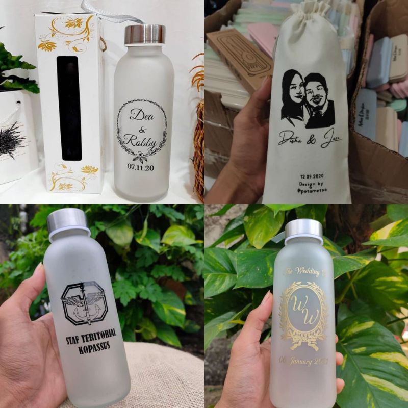Jual Souvenir Botol Tumbler Doff 420mL Free Sablon + Kemas | Shopee ...